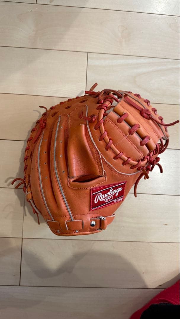 Rawlings 硬式グローブ オレンジ