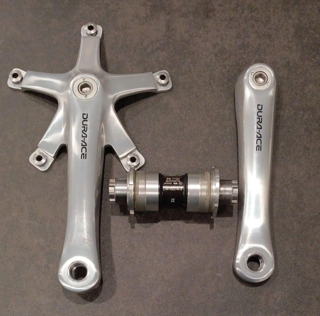 シマノ DURA-ACE FC-7710 165mm BB付き トラック
