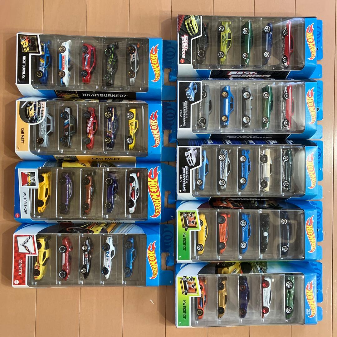 Hot Wheels ミニカーセット 5カー　9セット