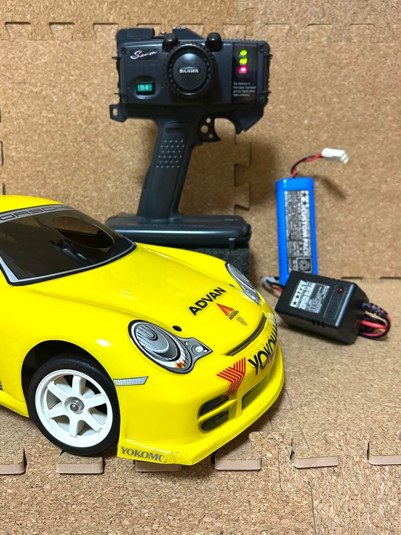 HPI ポルシェ911 GT2 ラジコンフルセット　プロポ&バッテリー& 充電器