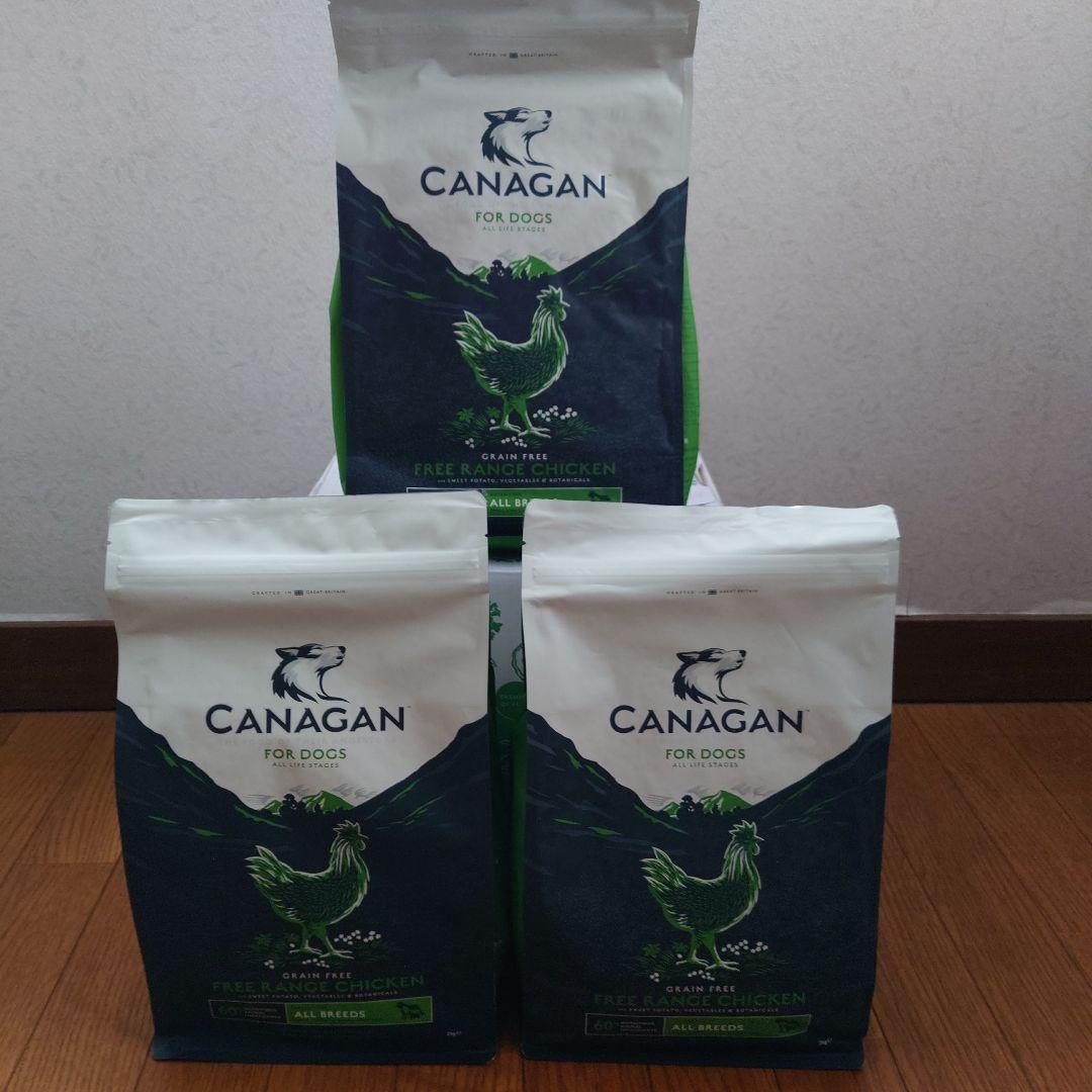 CANAGAN グレインフリー ドッグフード 60 チキン　2kg×3袋