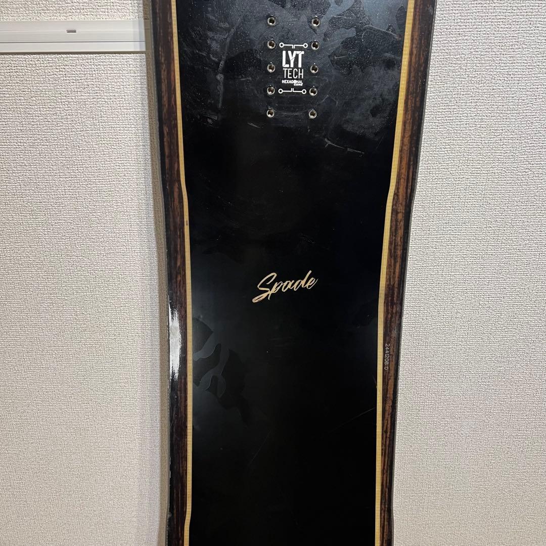 ヘッド SPADE 156cm ハイブリッドキャンバー LYT TECH 木目調