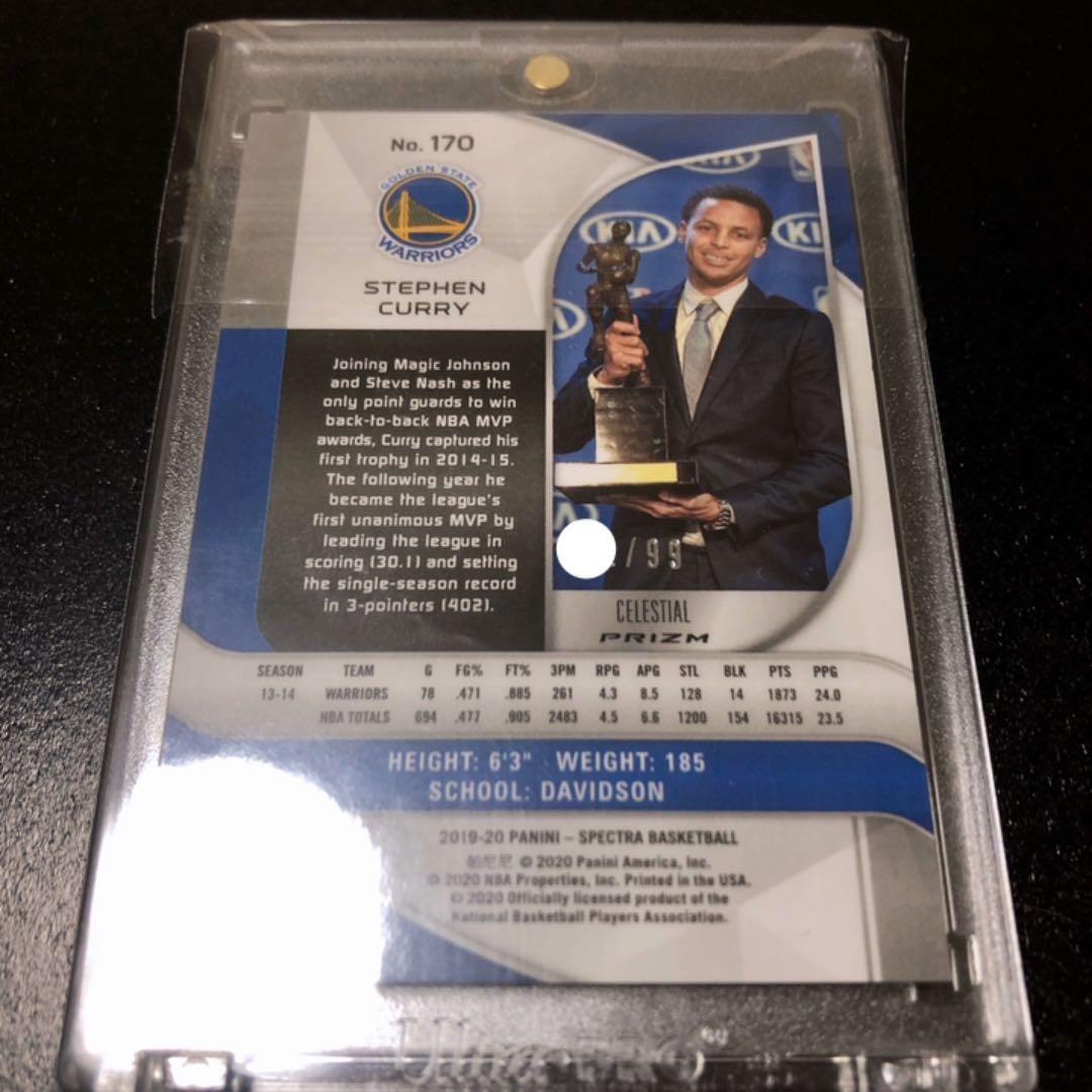 panini spectra stephen curry 99枚限定