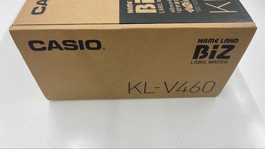 【新品未使用】CASIOラベルライターNAME LAND Biz KL-V460