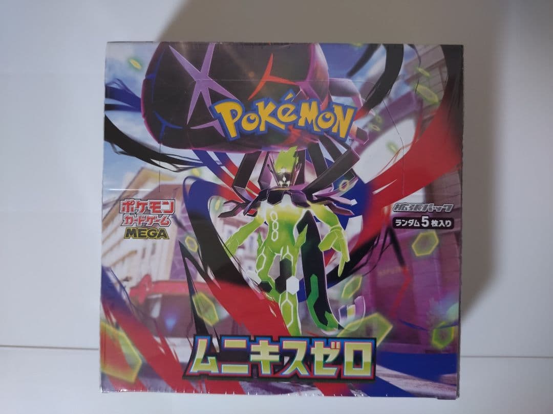 【新品未開封】ポケモンカードゲーム ムニキスゼロ 1BOX シュリンク付き