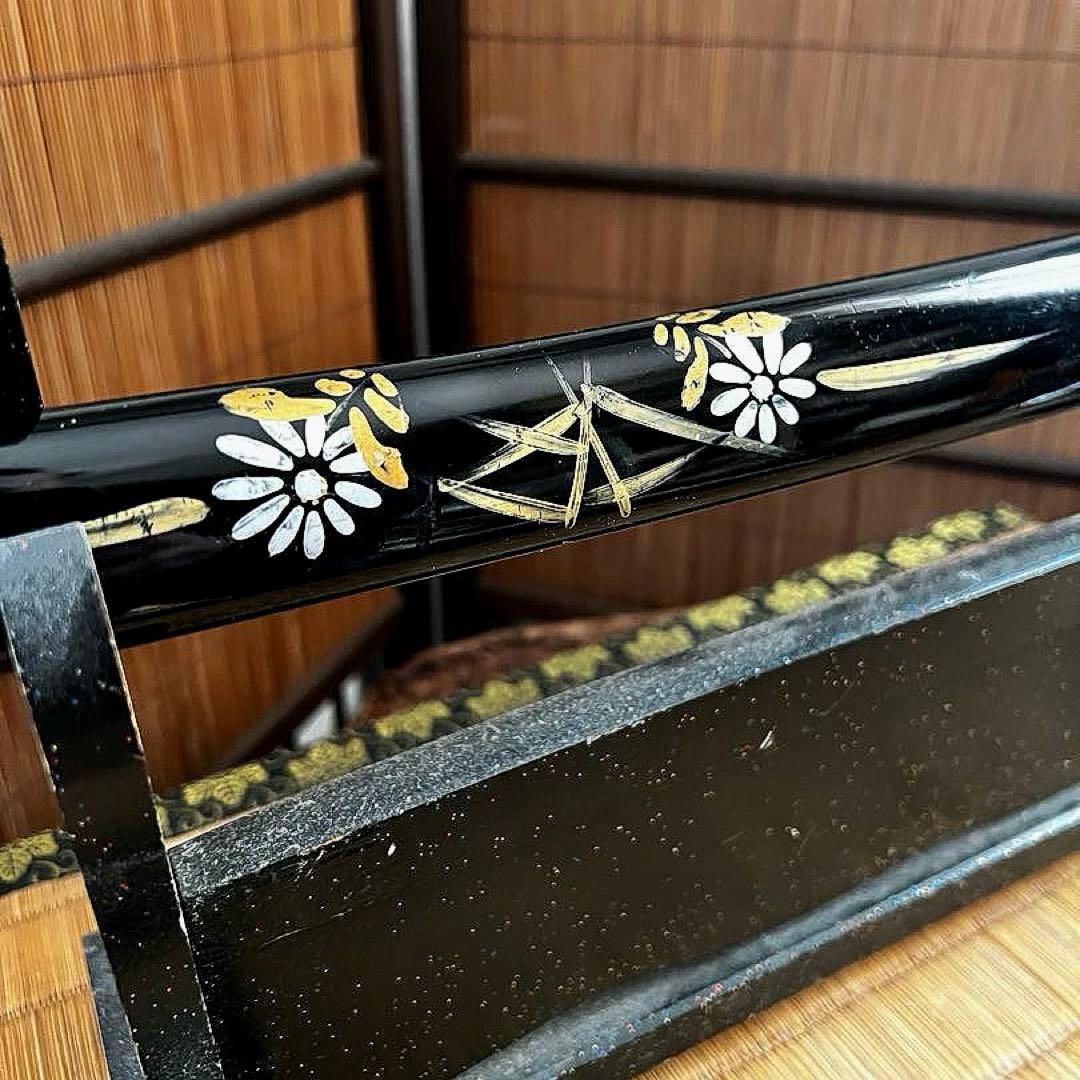 日本武具美術 模擬刀 模造刀 装飾鞘 蒔絵 龍刻 長さ69㎝