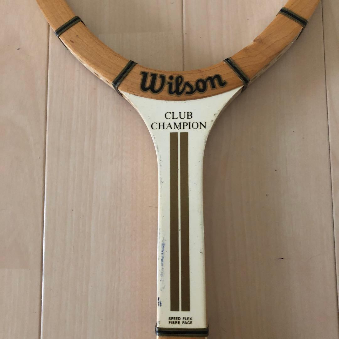 値下げ　Wilson ウィルソン　クラブ　チャンピオン　ウッドラケット　テニス