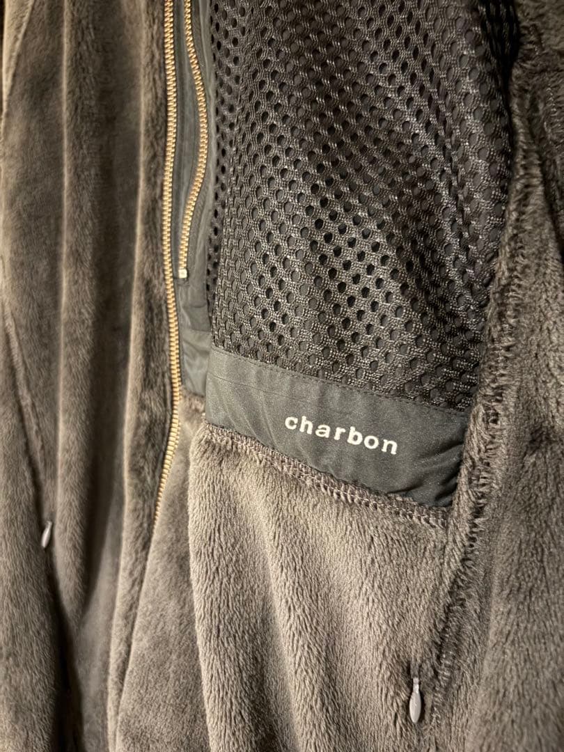 charbon シャルボン SHAGGY FLEECE ZIP PARKA