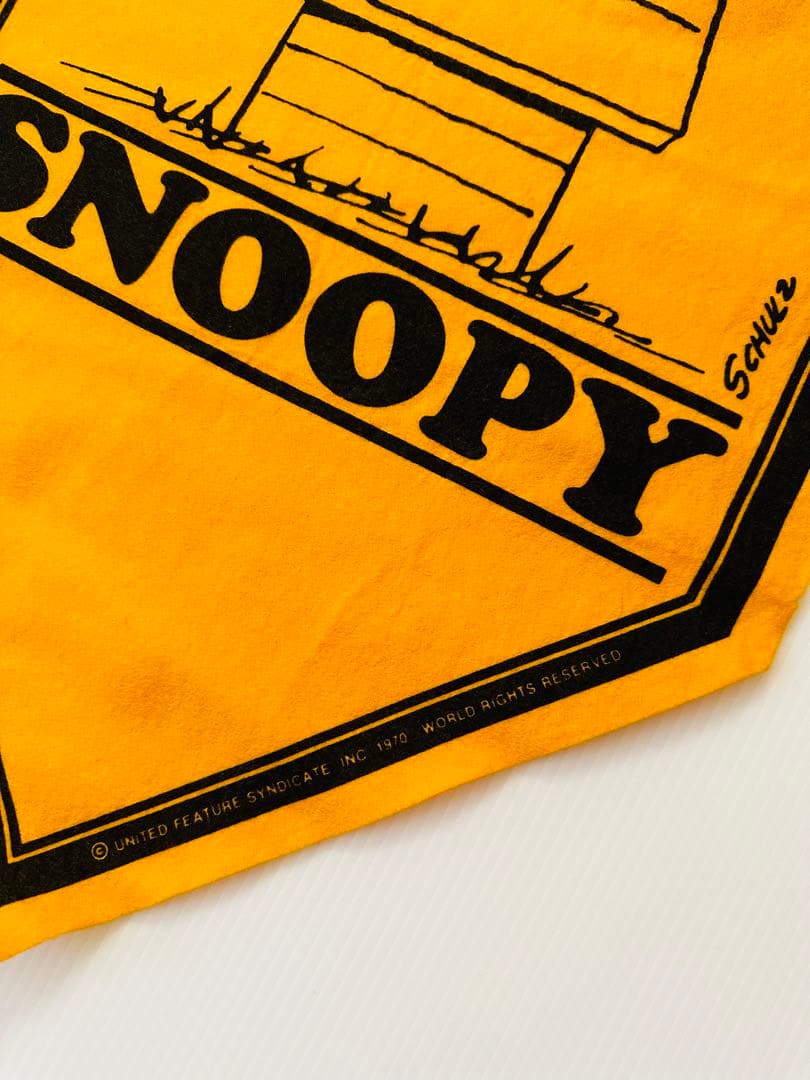 60s Vintage peanuts banner 【SNOOPY】