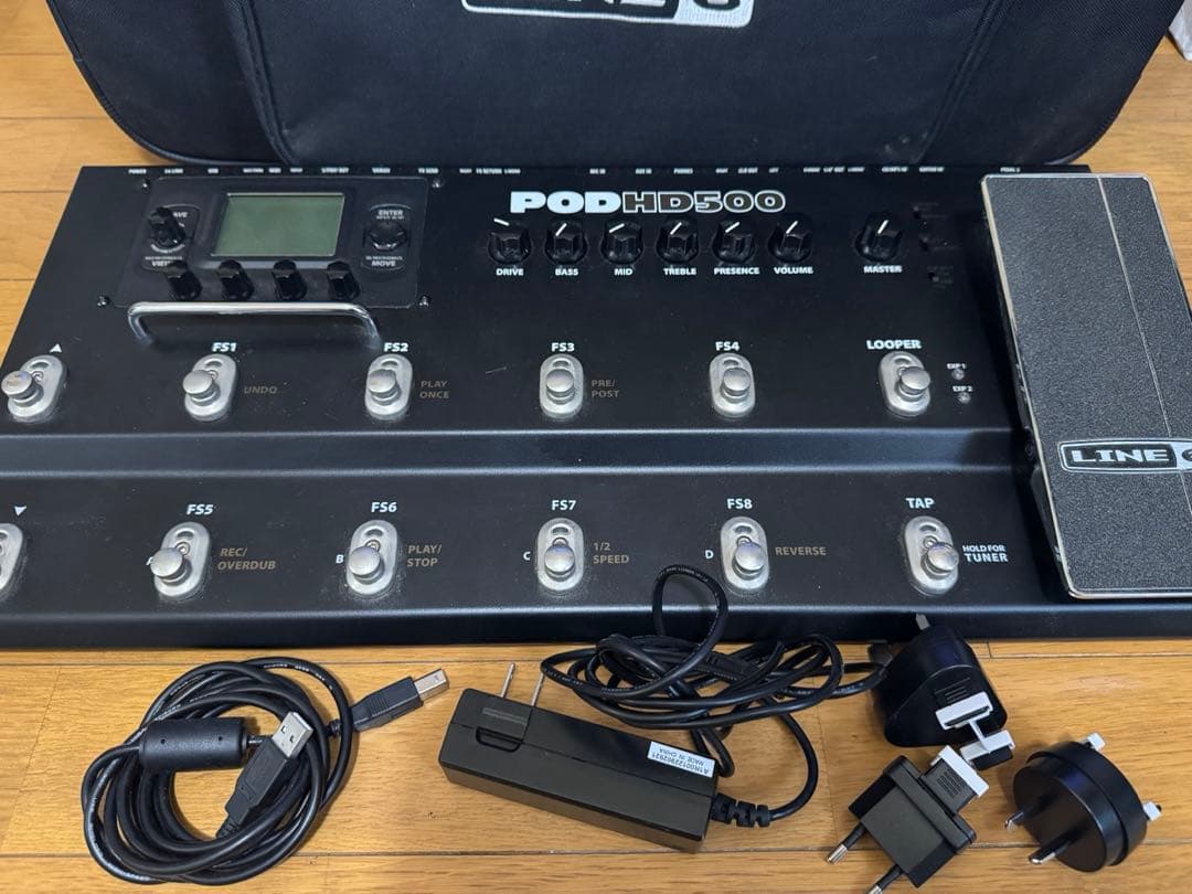 LINE6 POD HD500 ケース付き