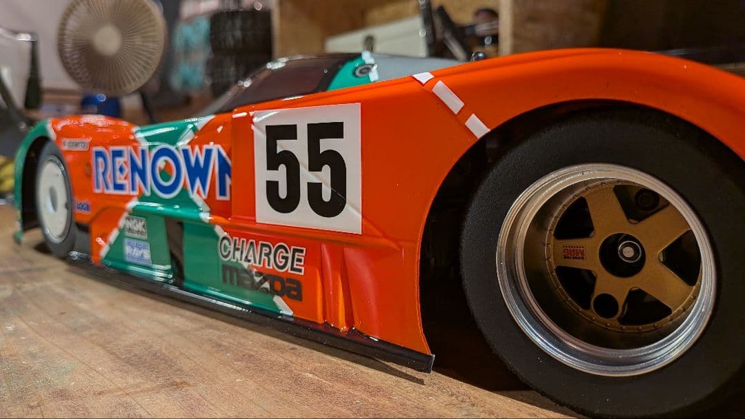 タミヤMazda 787B 1/10 　塗装済み完成品メカレス