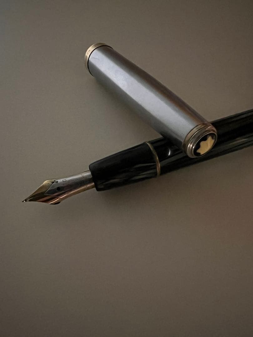 超希少 金 MONTBLANC 緑マーブル 644N 万年筆ペン先14C/585
