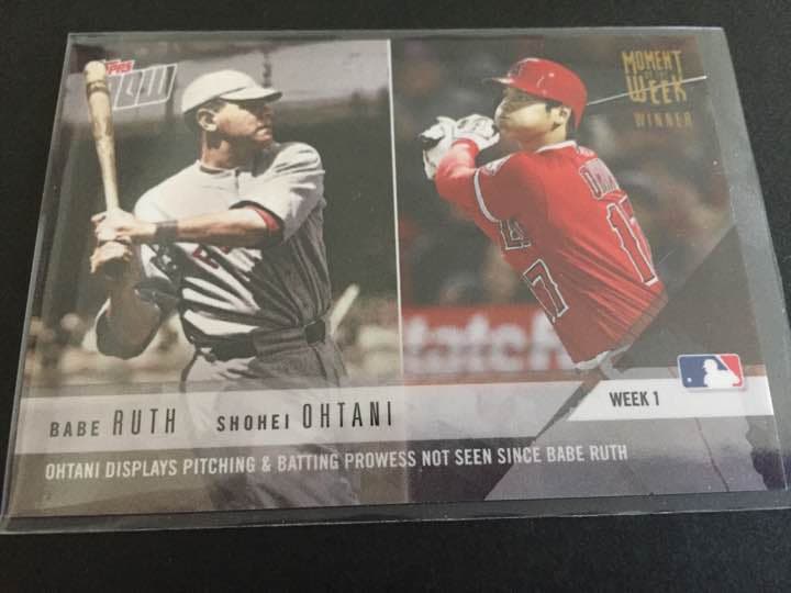 限定版！ 大谷翔平 Topps 金色ロゴMoment Of the Week