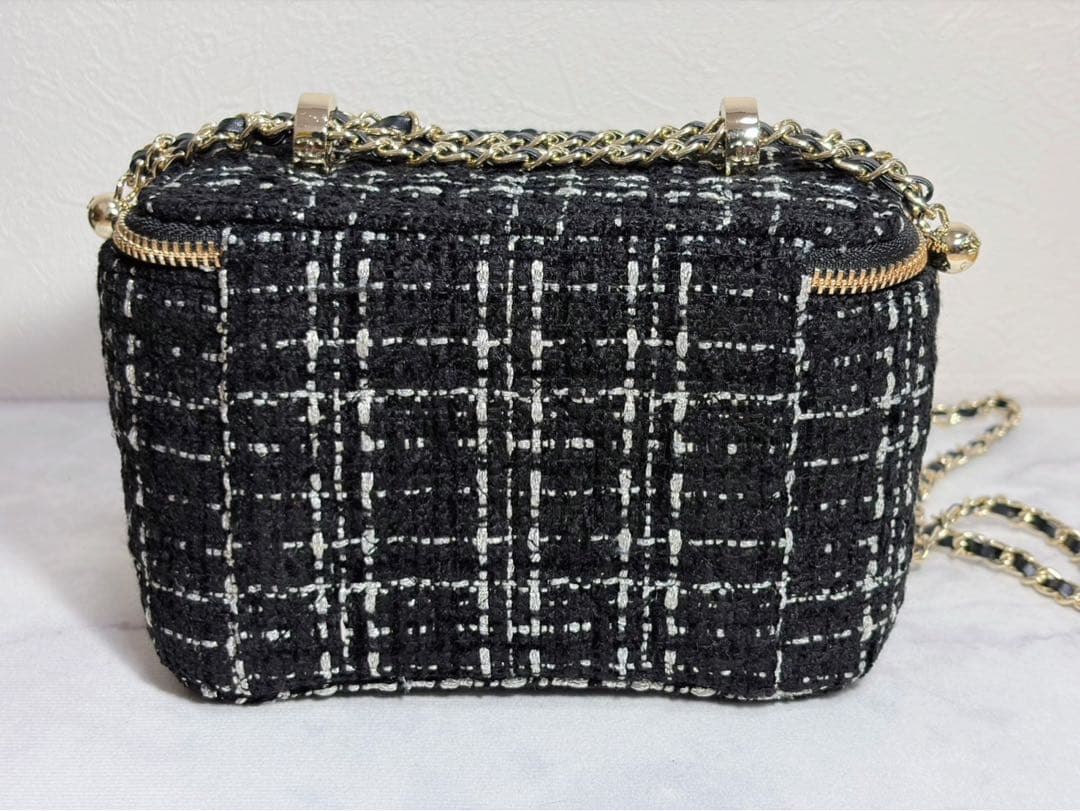 CHANEL シャネル　ノベルティ　チェーン　ショルダーバッグ　ツイード