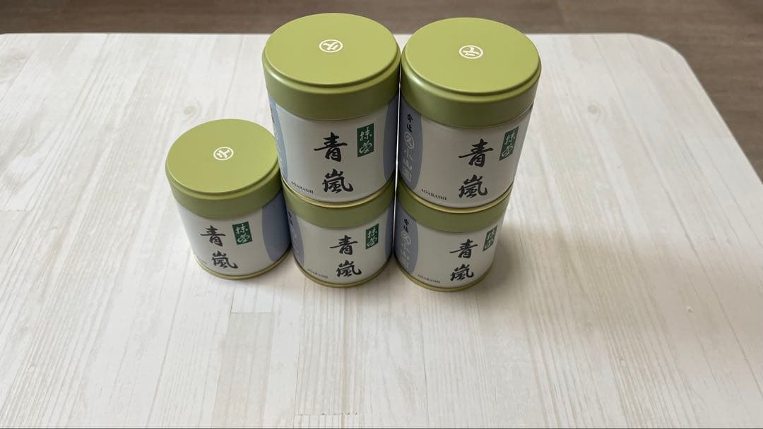 丸久小山園 抹茶　青嵐40g缶5個