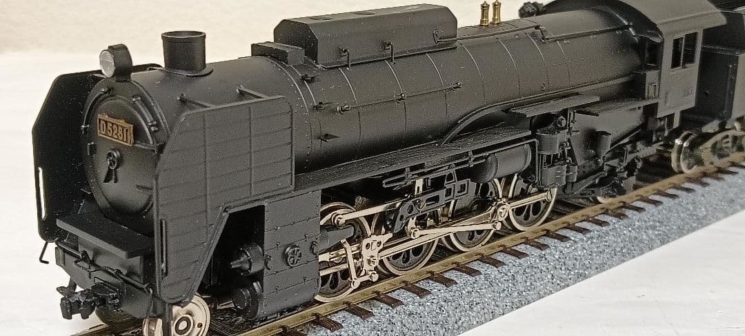 HOゲージ 天賞堂アダチ Ｄ52蒸気機関車 戦時型、メンテナンス済