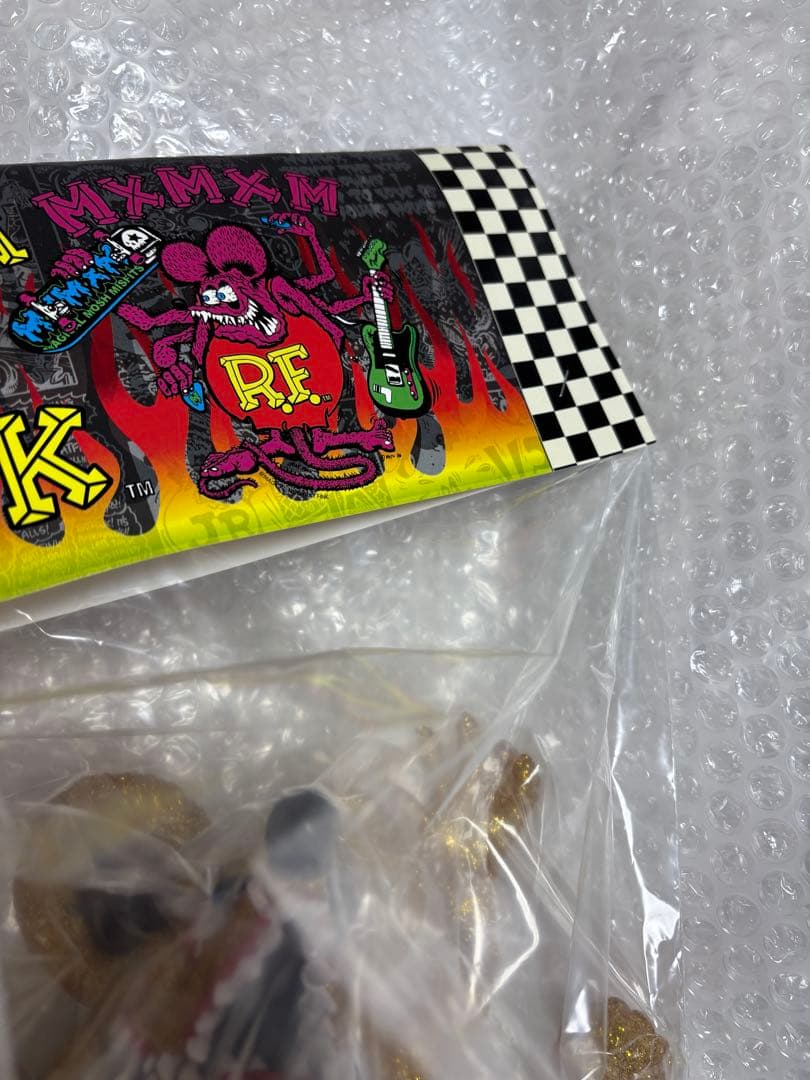 BlackBook Toy Asura Rat Fink ゴールド