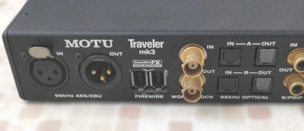 MOTU Traveler mk3 MIDI インターフェイス モツ 動作ＯＫ