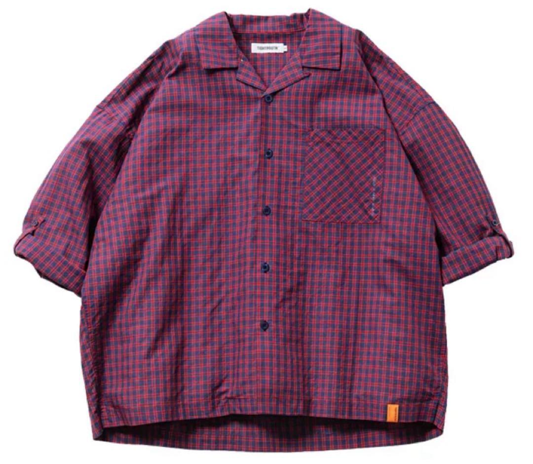 tightbooth PLAID ROLL-UP SHIRT新品