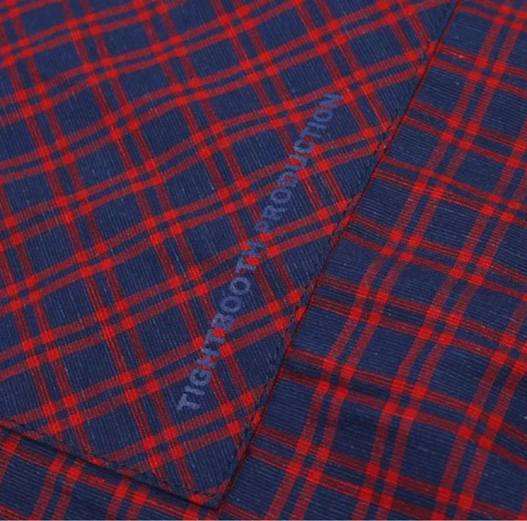 tightbooth PLAID ROLL-UP SHIRT新品