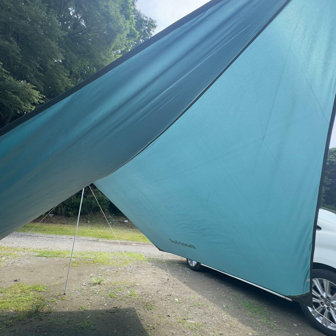 美品モンベル　Mini Tarp HX ポール2本セット　ダークグリーン