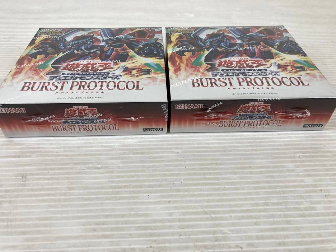T560 遊戯王OCG BURST PROTOCOL未開封　2BOXシュリンク付