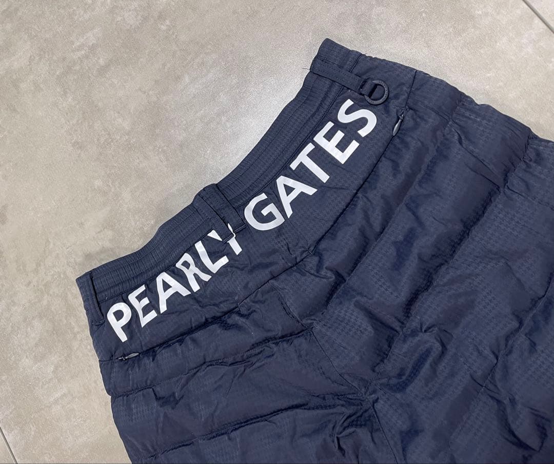 PEARLY GATES ダウンパンツ ネイビー サイズＭ(4)