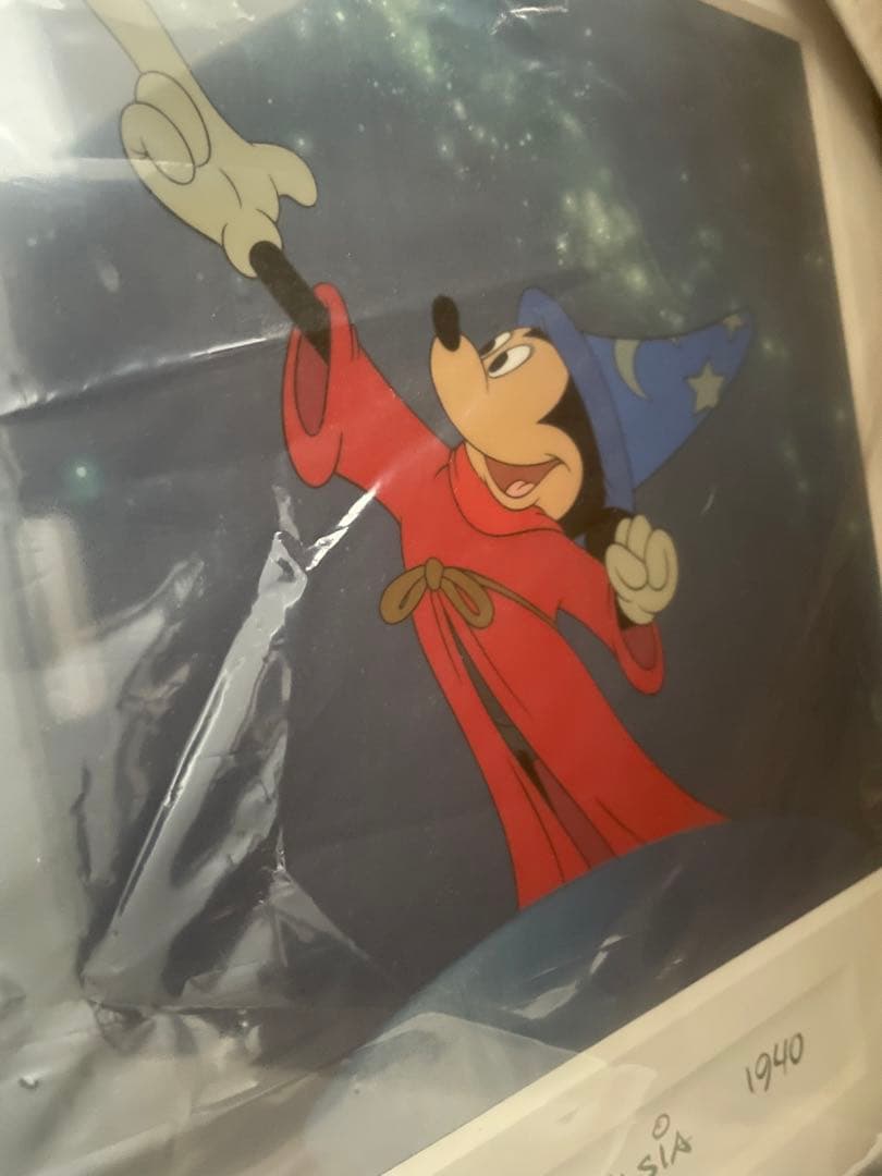 SORCERER MICKEY「ファンタジア」セル画　未開封