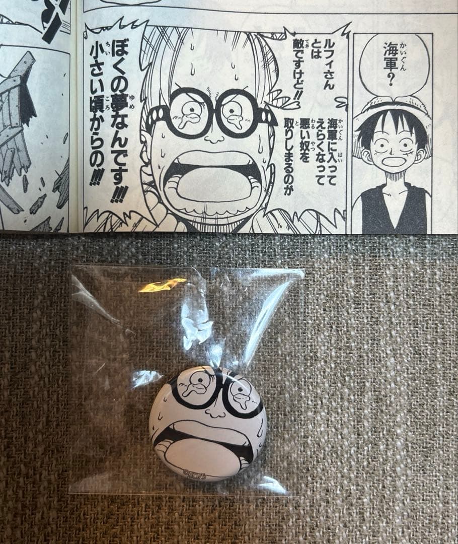 ONE PIECE ミートザワンピ オールフェイス缶バッジ コビー