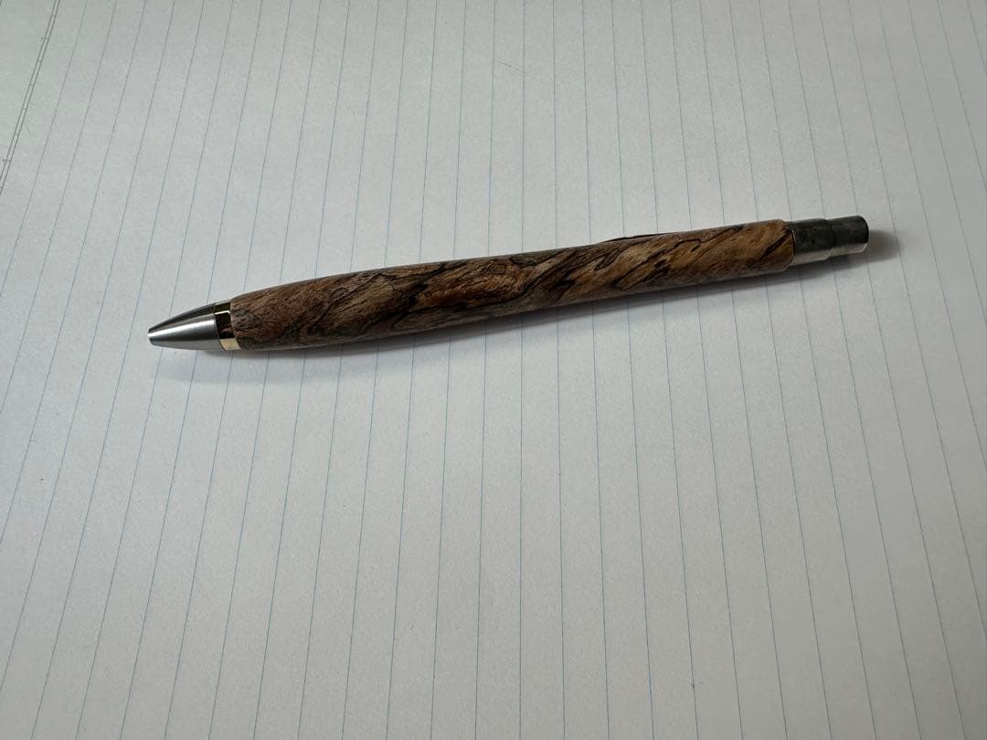【まく】　工房楔ペンシル　Wood pen craft ボールペンセット