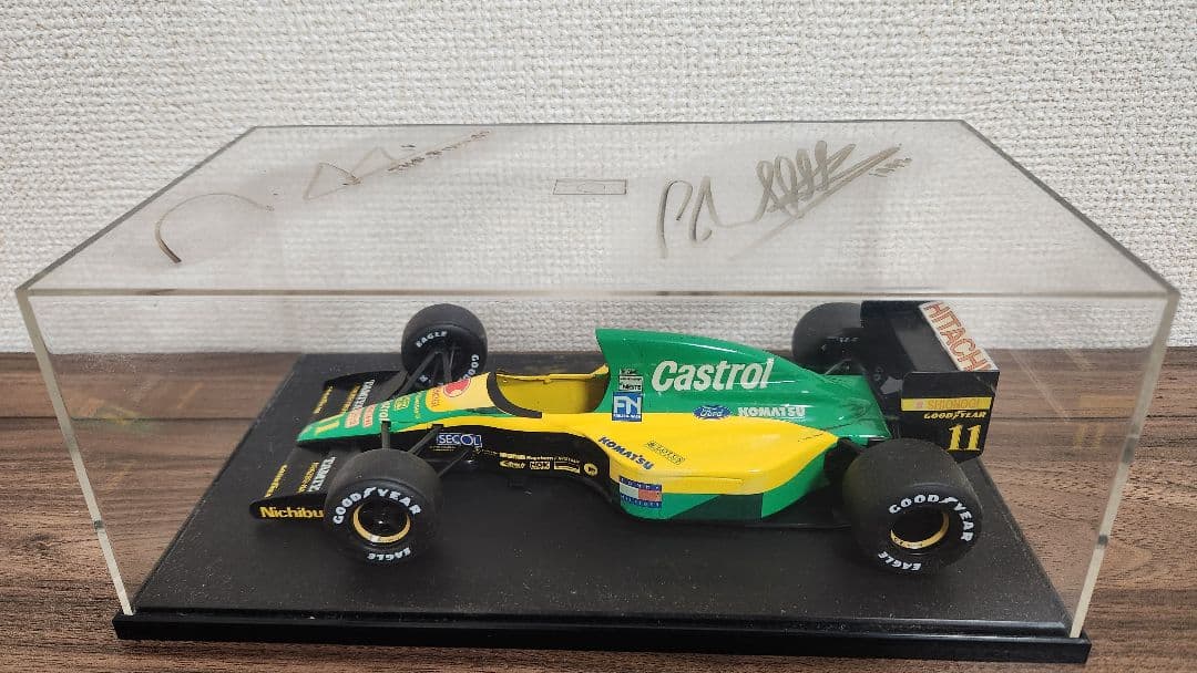 【非市販品/超希少】タミヤ F1 ロータス ドライバー直筆サイン入ケース付