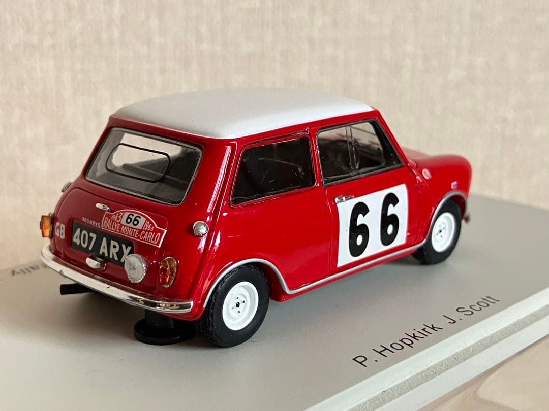 スパーク 1/43 モーリス クーパー #66 モンテカルロラリー 1963