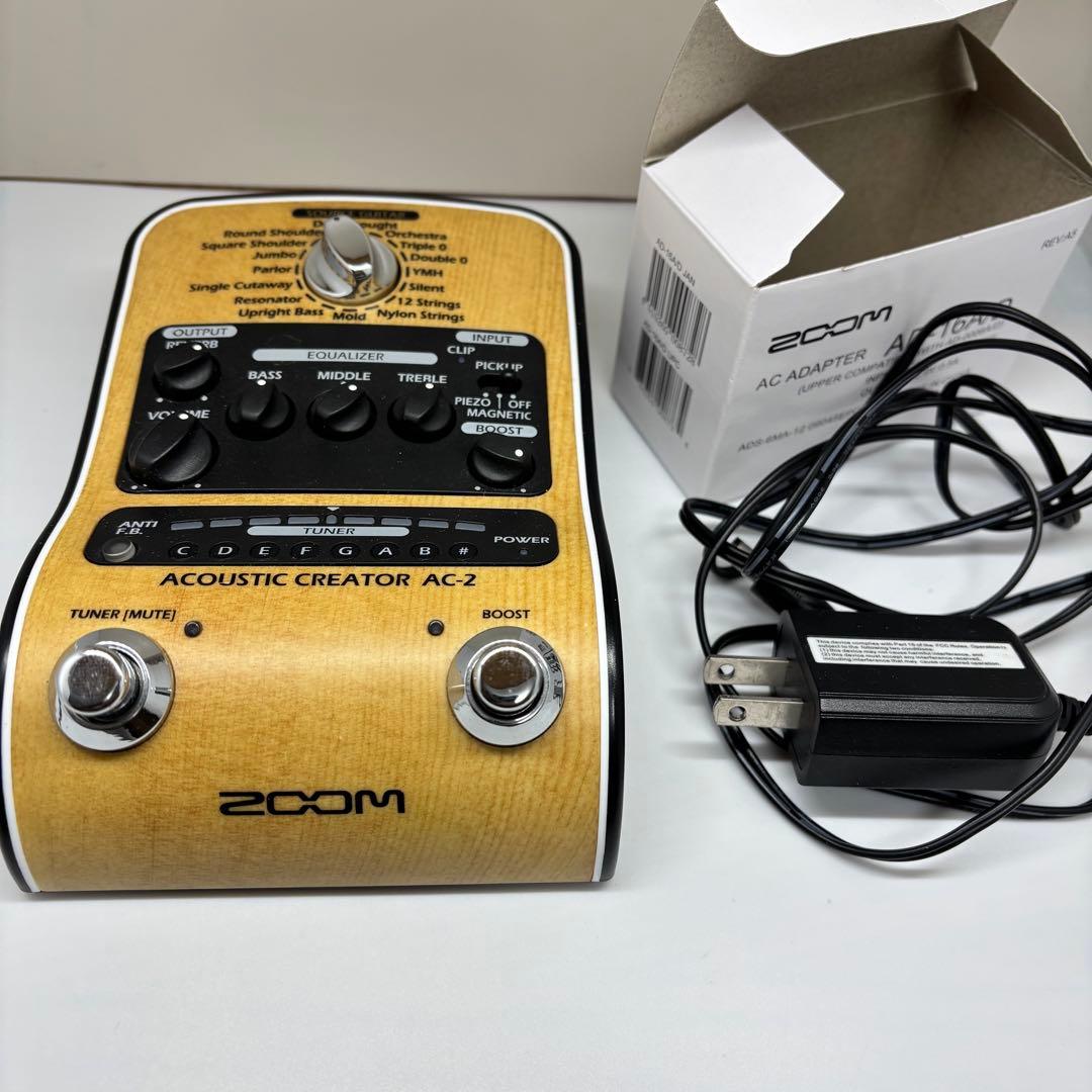 2369 ZOOM AC-2 ギター DI プリアンプ エフェクター