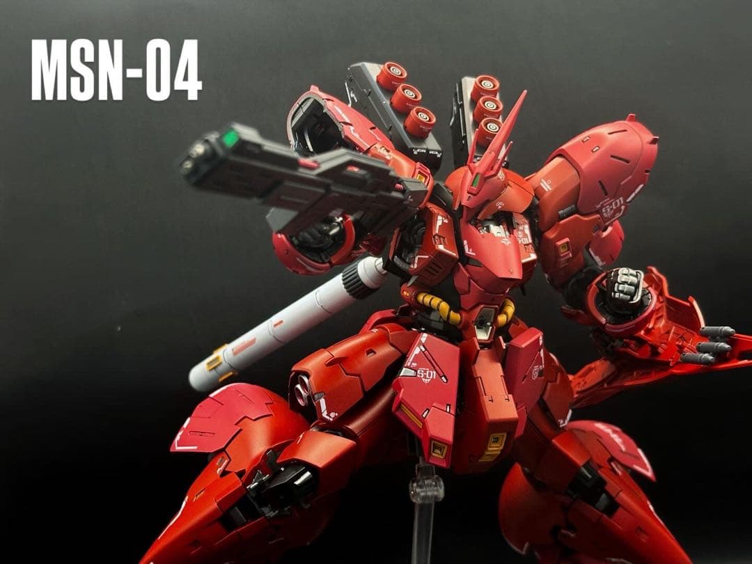 ガンプラ RG 全塗装完成品 サザビー 小改造