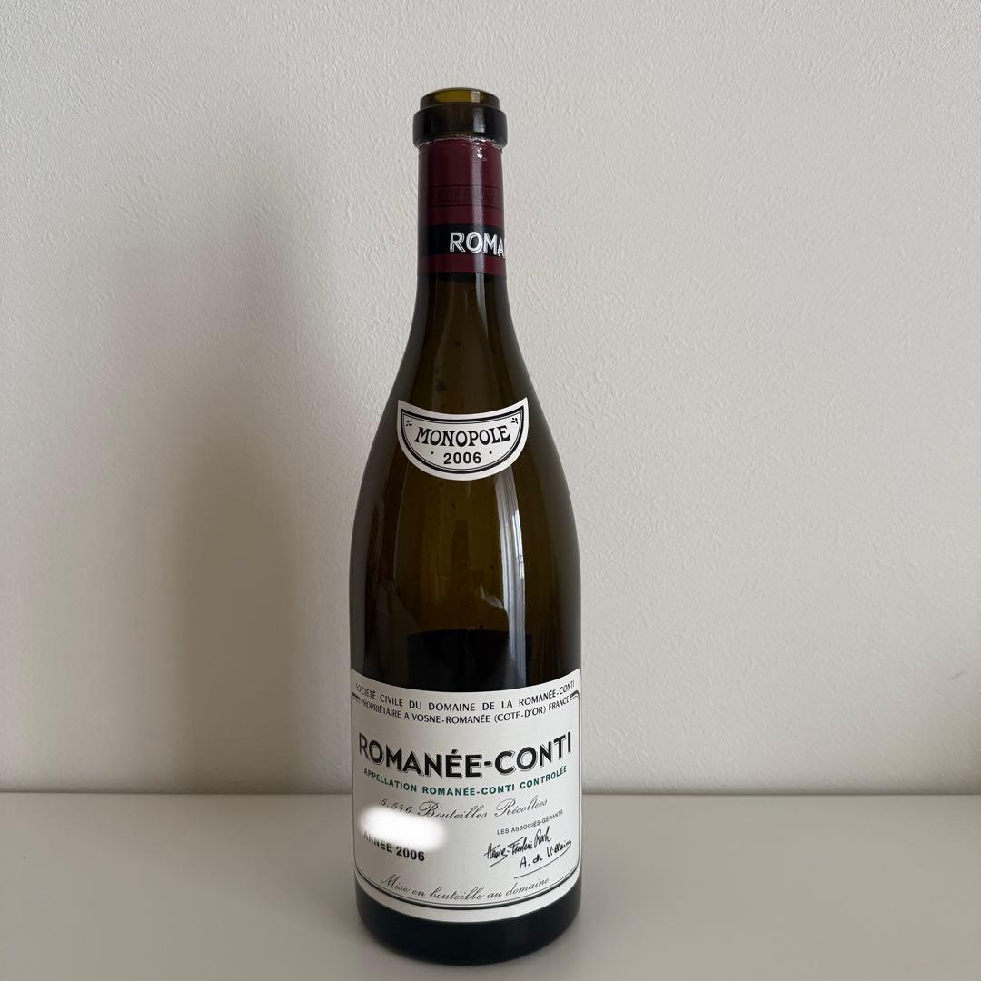 ROMANÉE-CONTI 2006 ロマネコンティ ワイン 空瓶