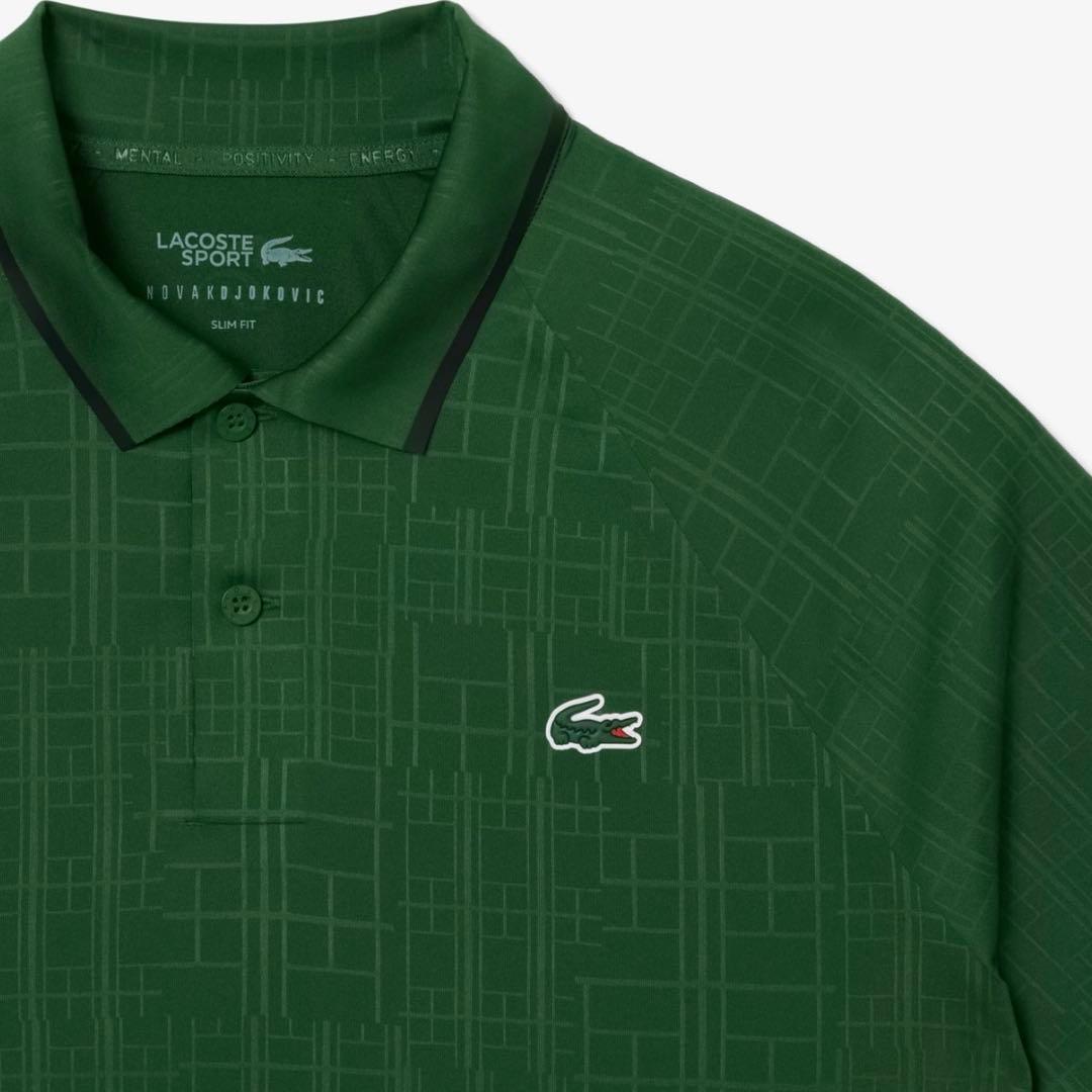 LACOSTE ラコステ ノバク ジョコビッチ テニスウェア ポロシャツ 緑
