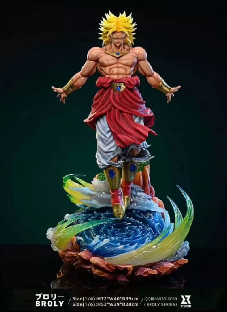 ドラゴンボール ブロリー ガレキ ガレージキット スタチュー X③⑦