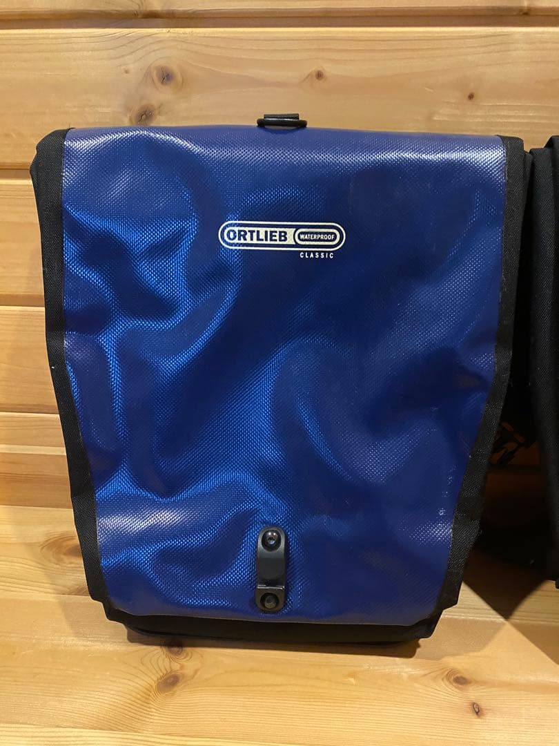 【美品】ORTLIEB クラシック　パニアバッグ ペア 40l /ブルー