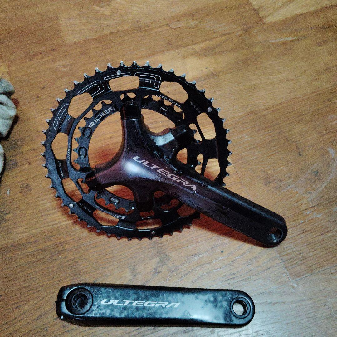 ◎ULTEGRA クランクセット ブラック170
