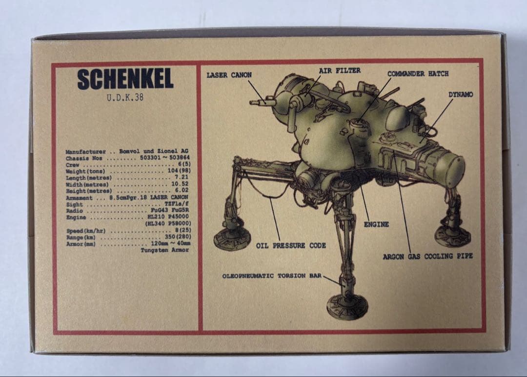 マシーネンクリーガー 1/76 シェンケル ガレージキット 未組み立て