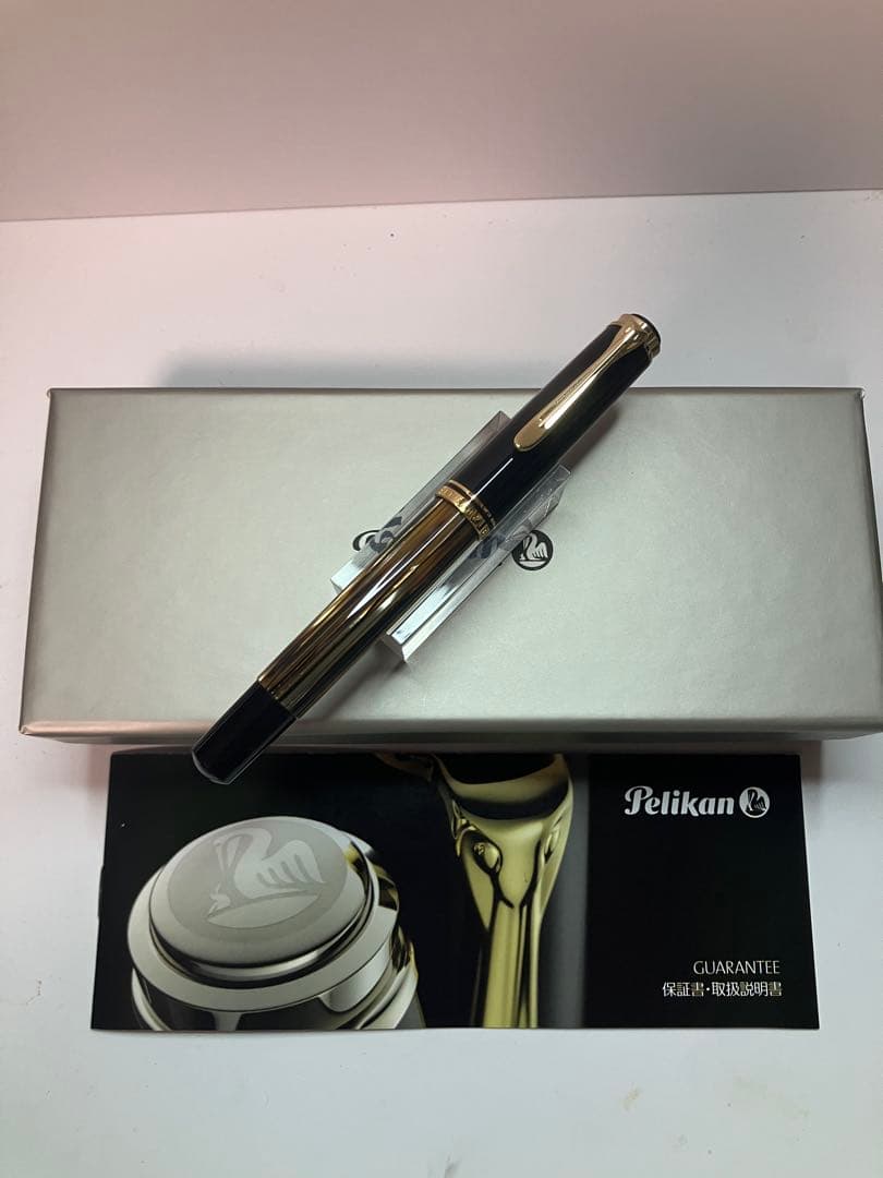 Pelikan M400SE brown-stripes F-nib 茶縞 細字