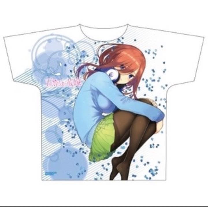 五等分の花嫁　フルグラフィックTシャツ　4種セット　初期　原作絵