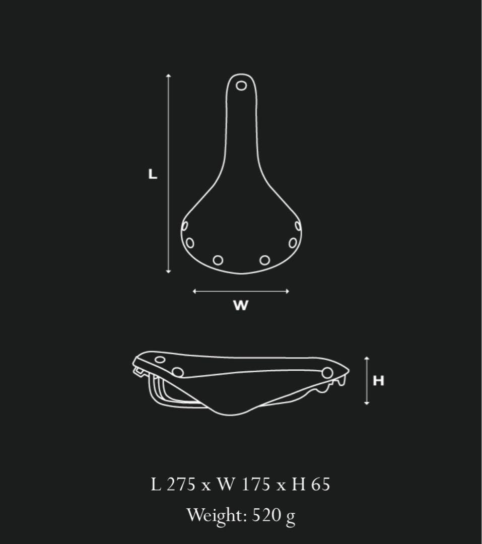 パーツ Brooks B17 Carved