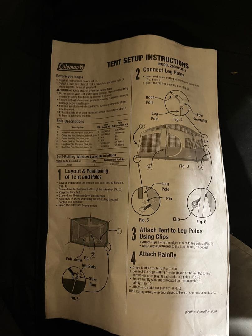 Coleman whether master 2 10人用　ウェザーマスター2