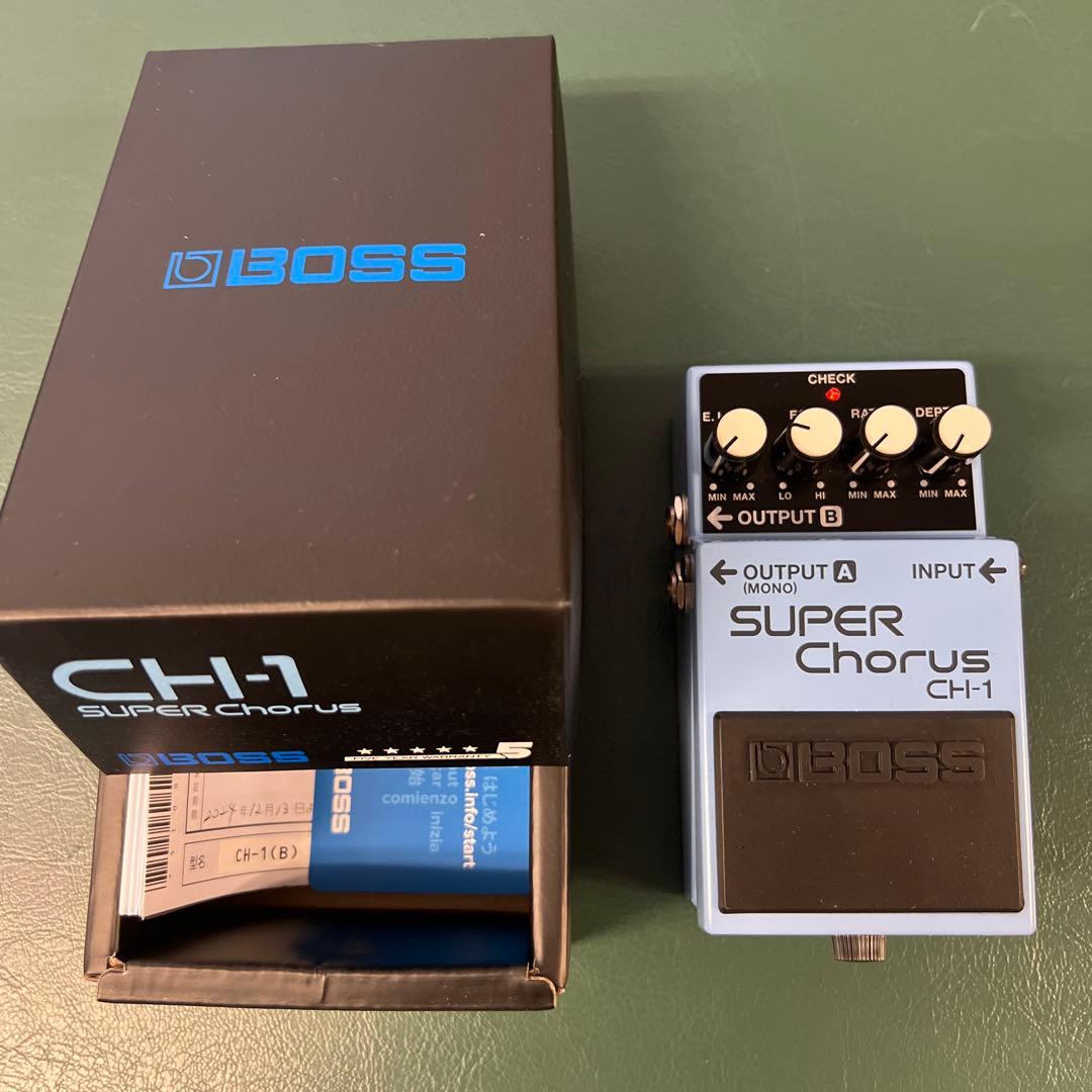 BOSS CH-1 SUPER Chorus 半年前購入美品、元箱・保証書付き