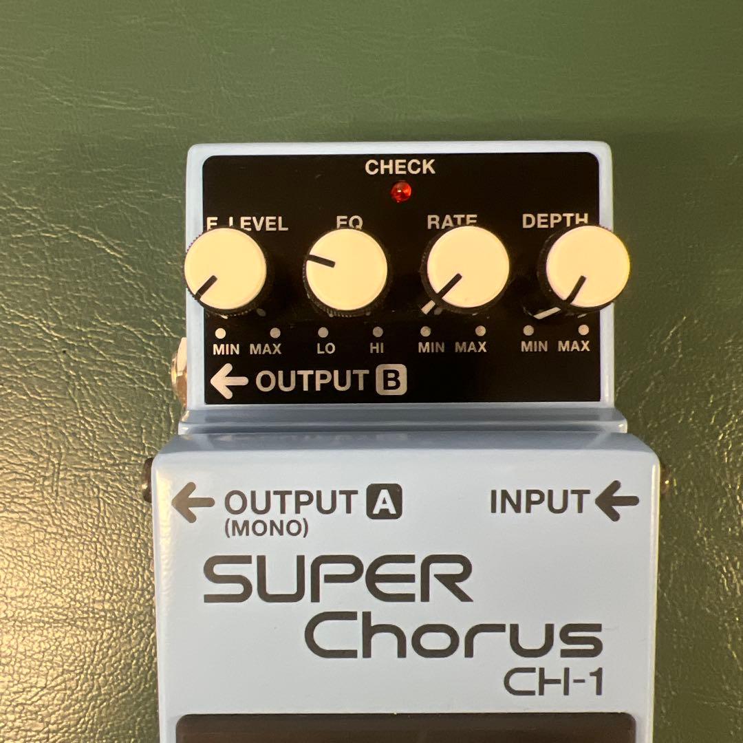 BOSS CH-1 SUPER Chorus 半年前購入美品、元箱・保証書付き