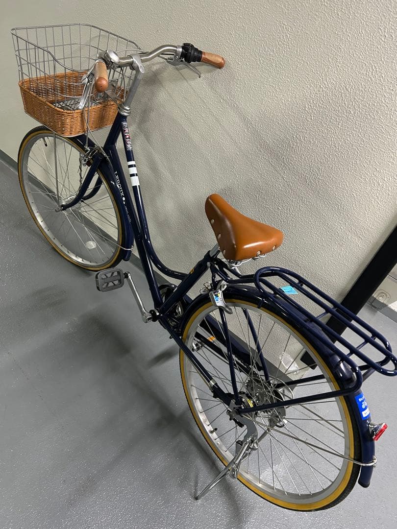 自転車 シティルルー 26インチ ネイビー