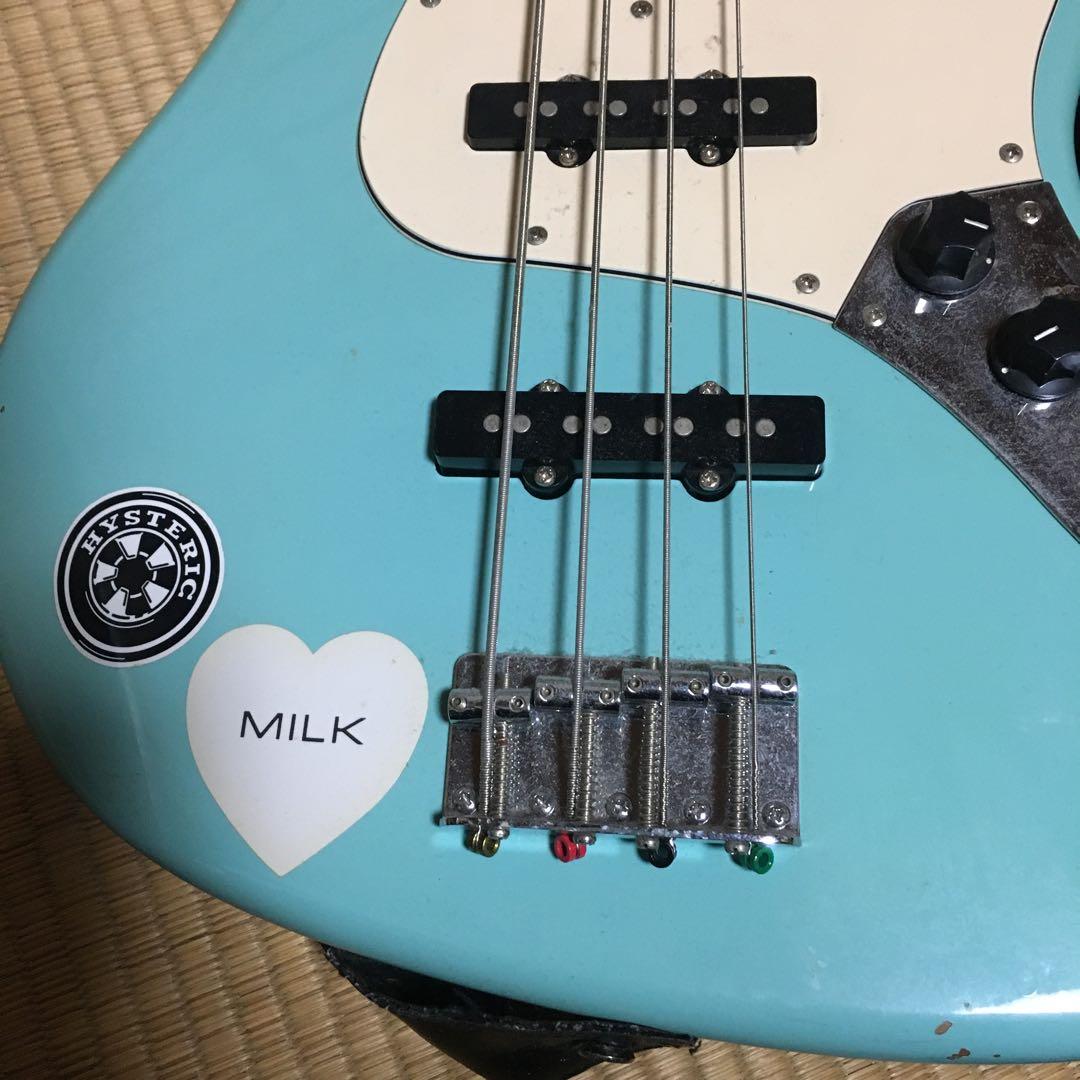 Squier Jazz Bass 　レアカラー　バッグ付き　スクワイヤー　ベース