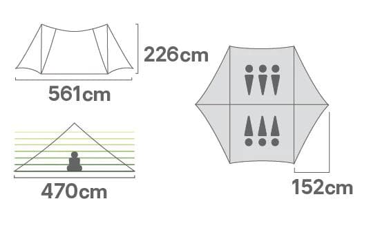 （即購入可）NEMO hexalite 6P ニーモ ヘキサライト 6P