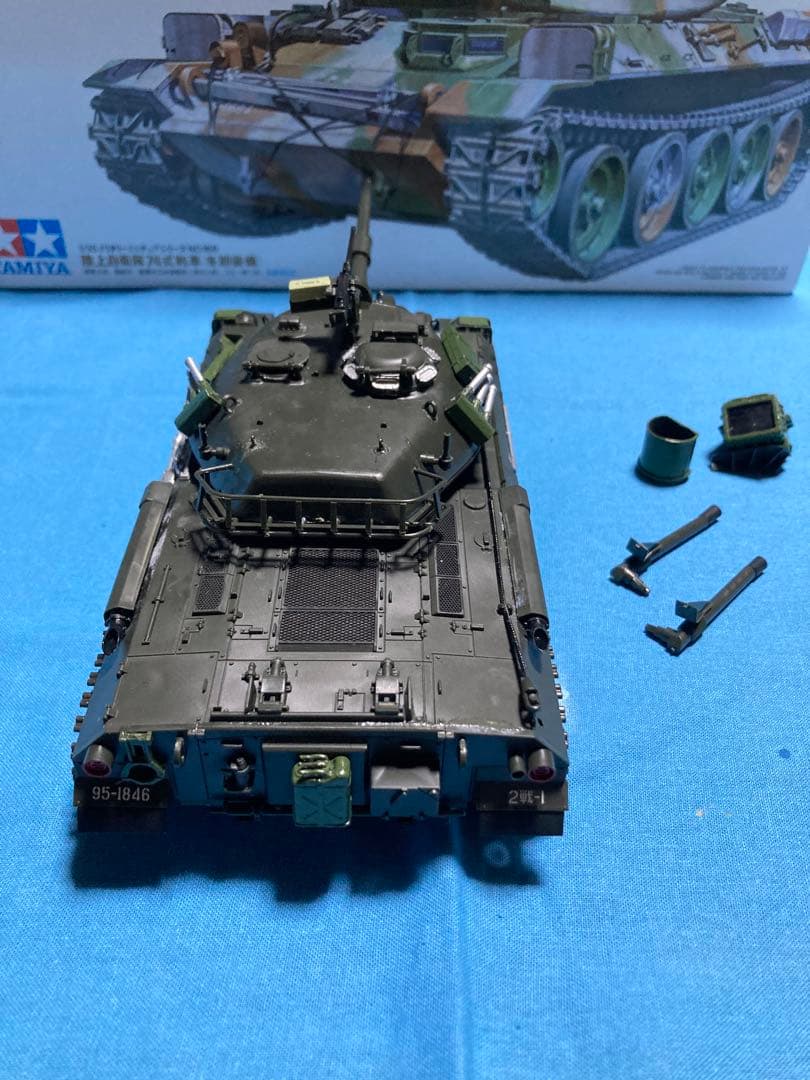タミヤ　1/35 74式戦車　組立塗装済み完成品